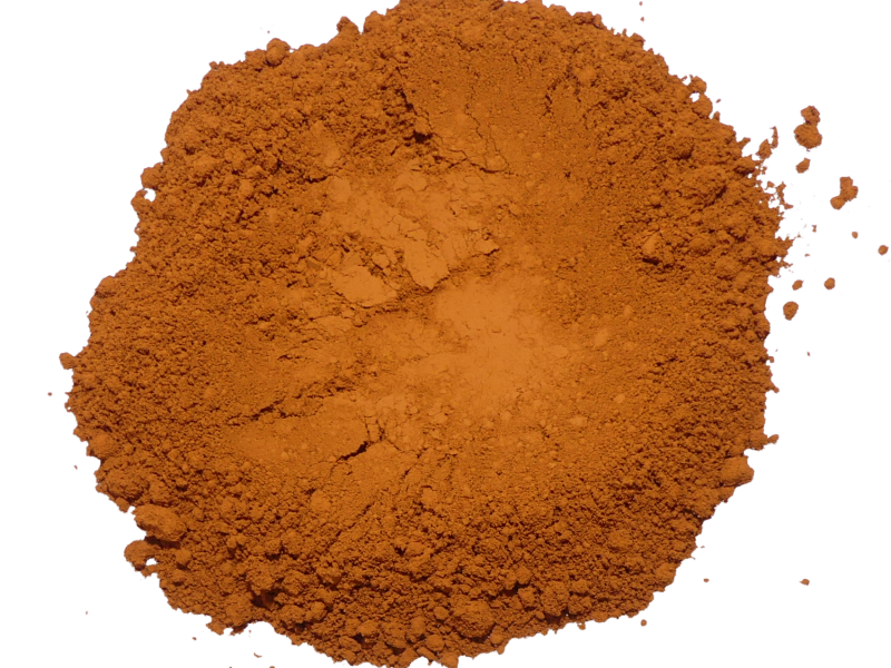 Pigment Ocre (orangé) poudre à base d'Oxyde de fer – 500 g / 1 kg